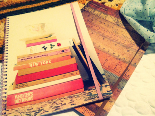 New notebooks. – Mandy Pennington